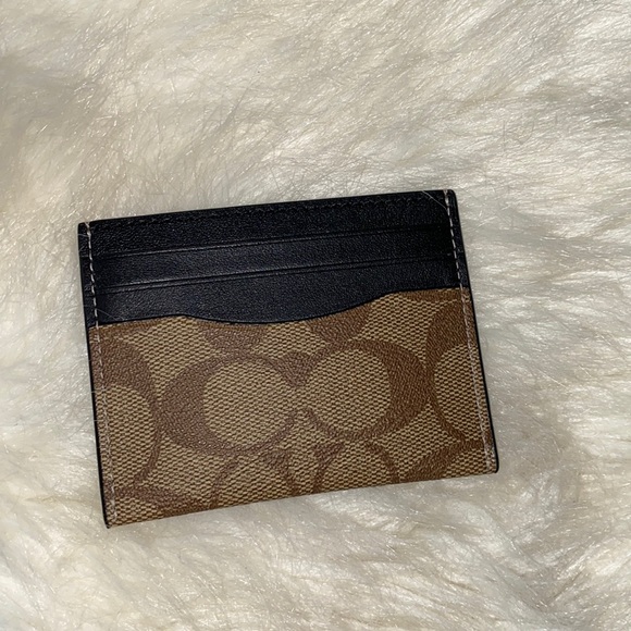 Coach | Bags | Slim Coach Cardcase In Signature Canvas | Poshmark